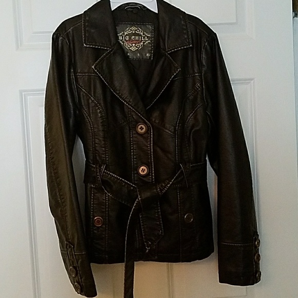 Big Chill | Jackets & Coats | Big Chill Vintage Faux Leather Jacket ...